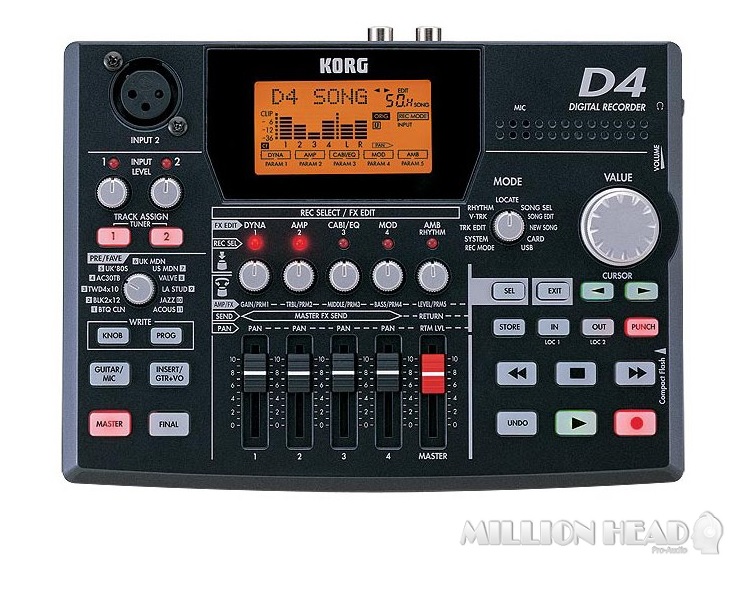 Korg : D-4 Digital Multitrack by MillionHead มิลเลี่ยนเฮด จำหน่าย ...