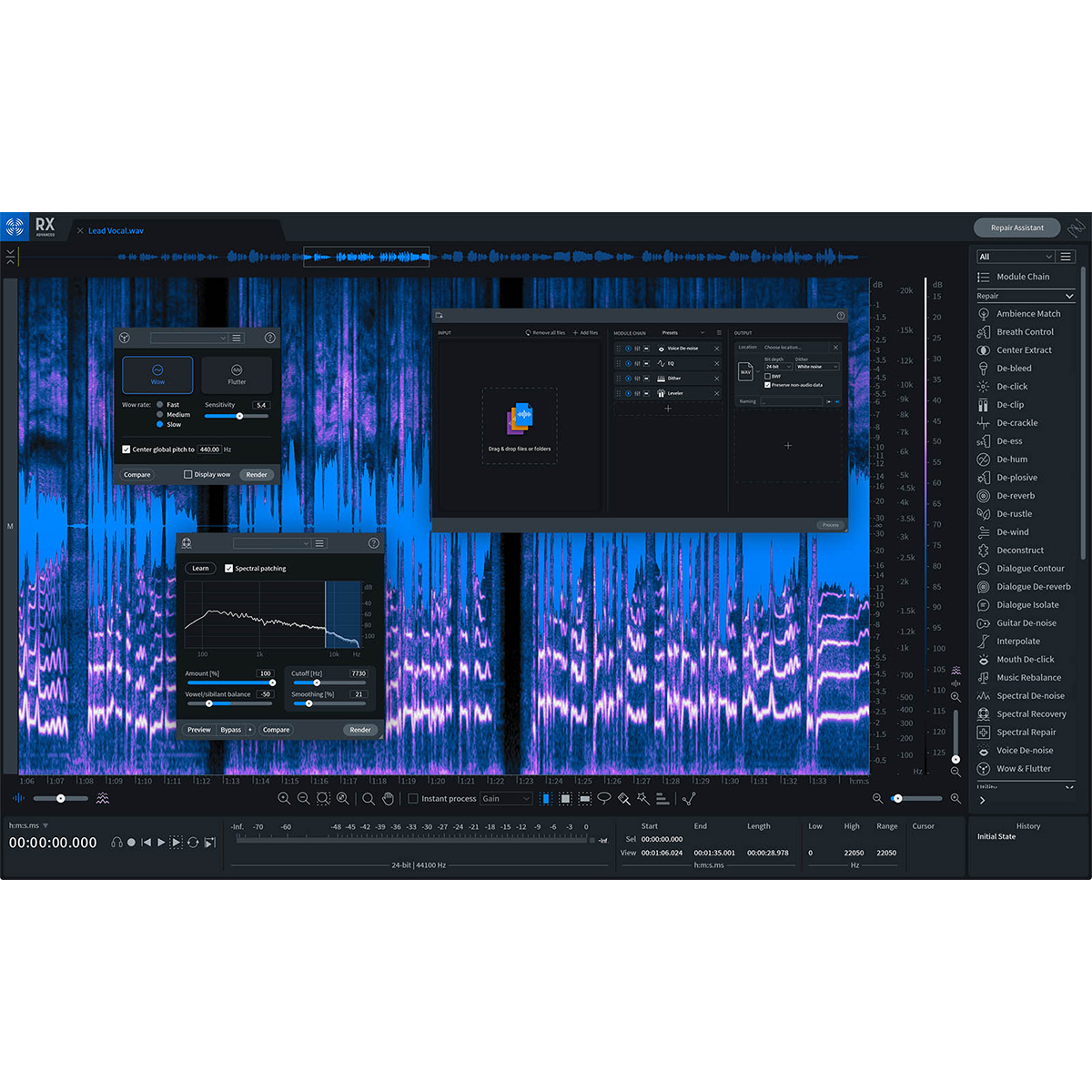 iZotope : RX 8 Advanced - Upgrade from RX Elements / Plug-in Pack ...