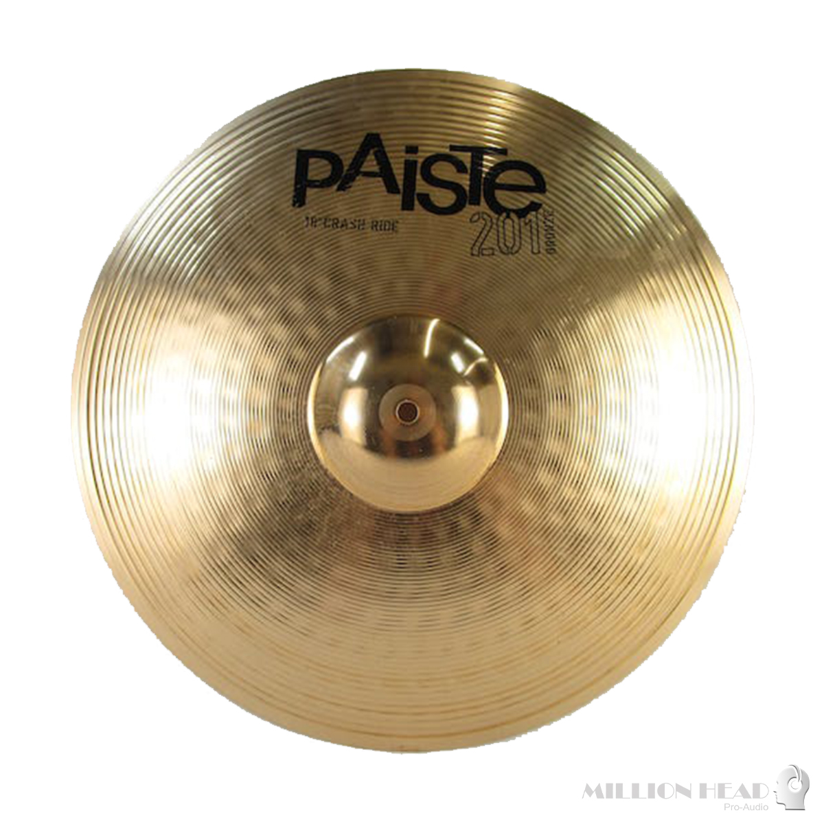 PAISTE : 201 BRONZE CRASH RIDE by MillionHead มิลเลี่ยนเฮด จำหน่าย ...
